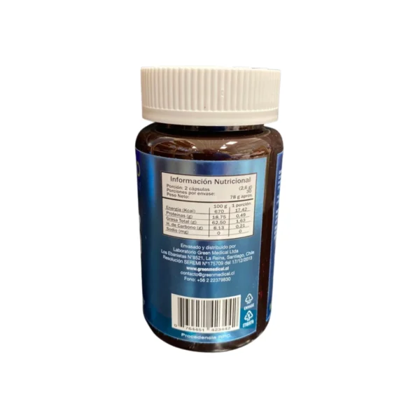 Omega 3 – Suplemento Alimenticio Green Medical (60 cápsulas) - La Soberanía